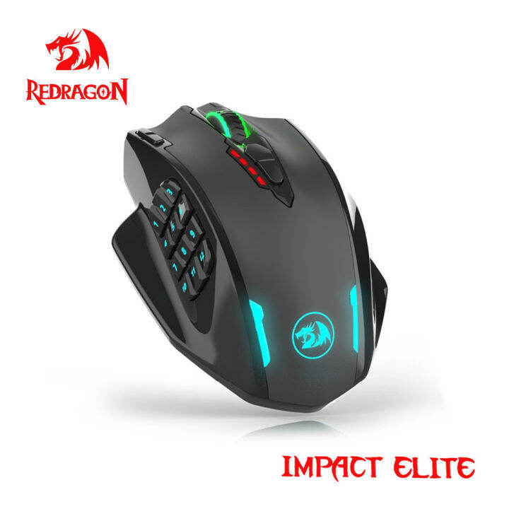 Redragon Impact Elite M913 RGB USB 2.4G Wireless Gaming Mouse 16000 DPI ...