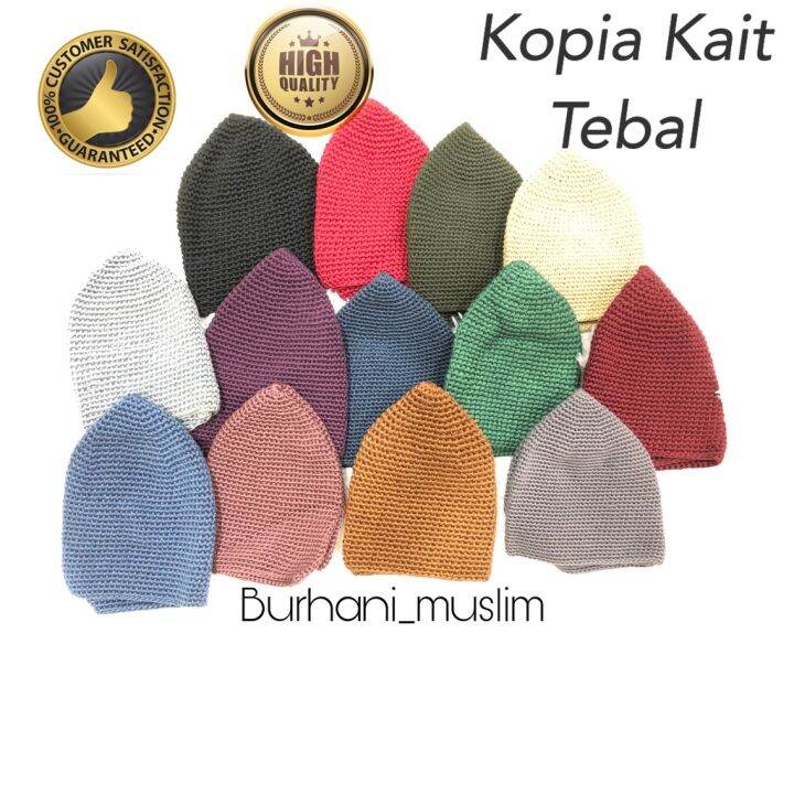 Kopiah Kait Benang Turkey | Lazada