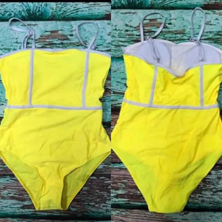 （code 341) imported highquality one piece swimwear with pads | Lazada PH