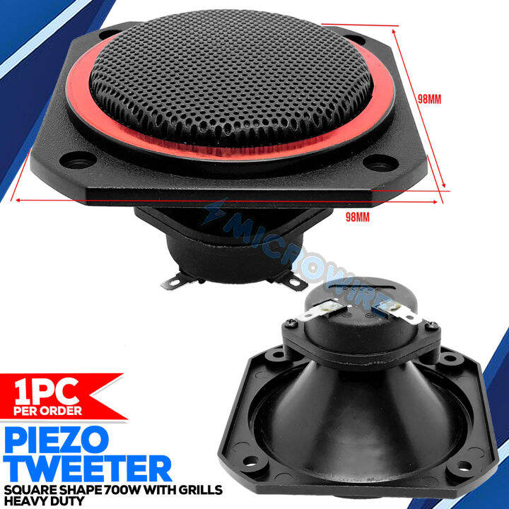 700W Piezo Tweeter Square Shaped SPT-107A Heavy Duty | Lazada PH