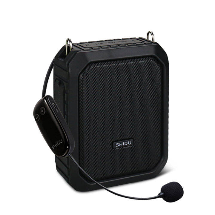 SHIDU M800 18W Rechargeable Wireless Voice Amplifier Portable ...