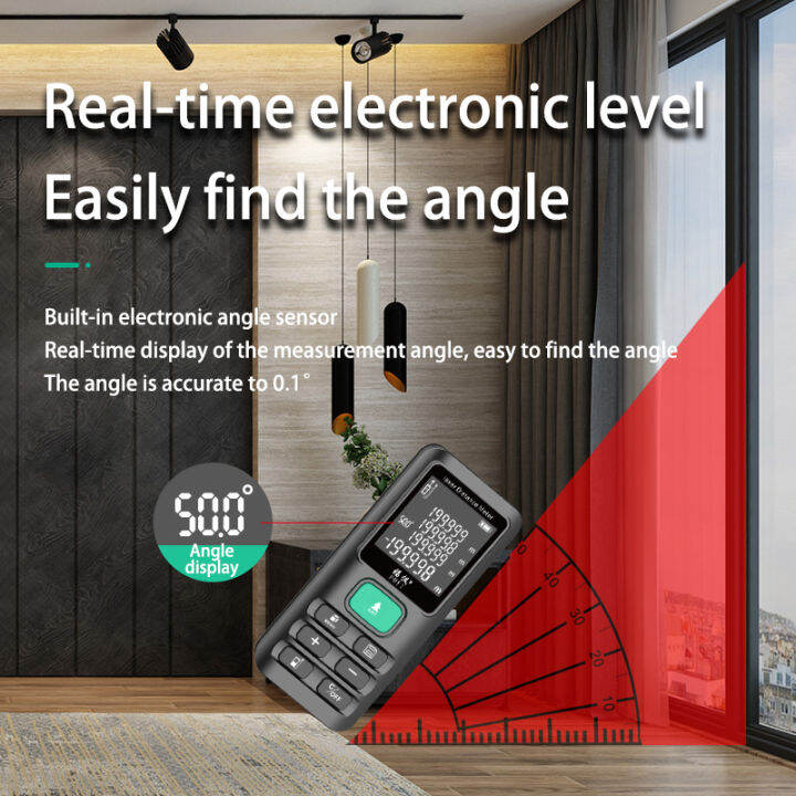 Laser Rangefinder High Accuracy Distance Meter 120M 70M Laser Distance ...