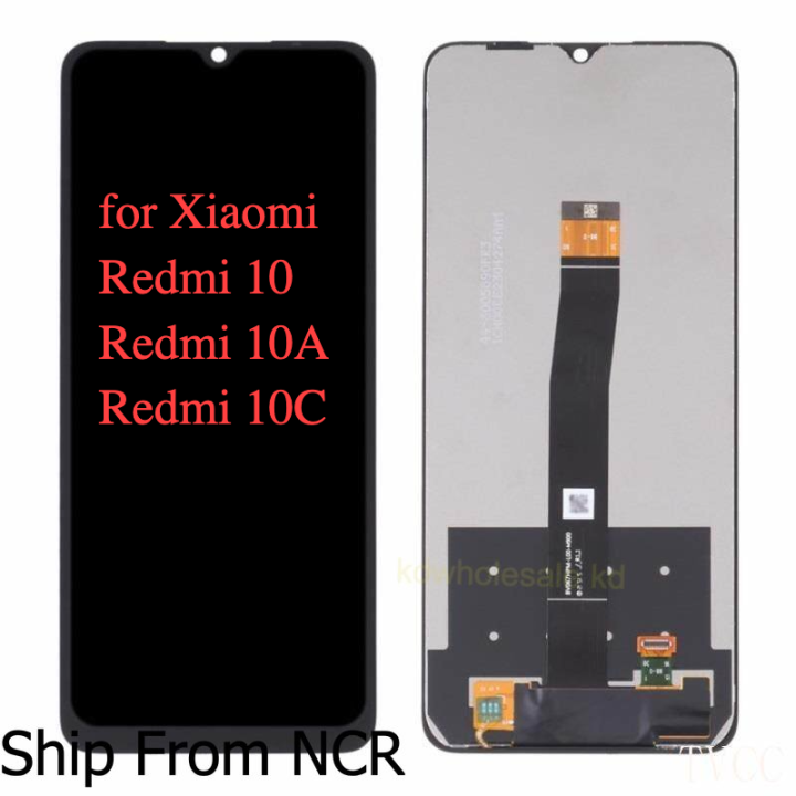 Original For Xiaomi Redmi 10C 10A 10 LCD Screen and Digitizer Assembly ...