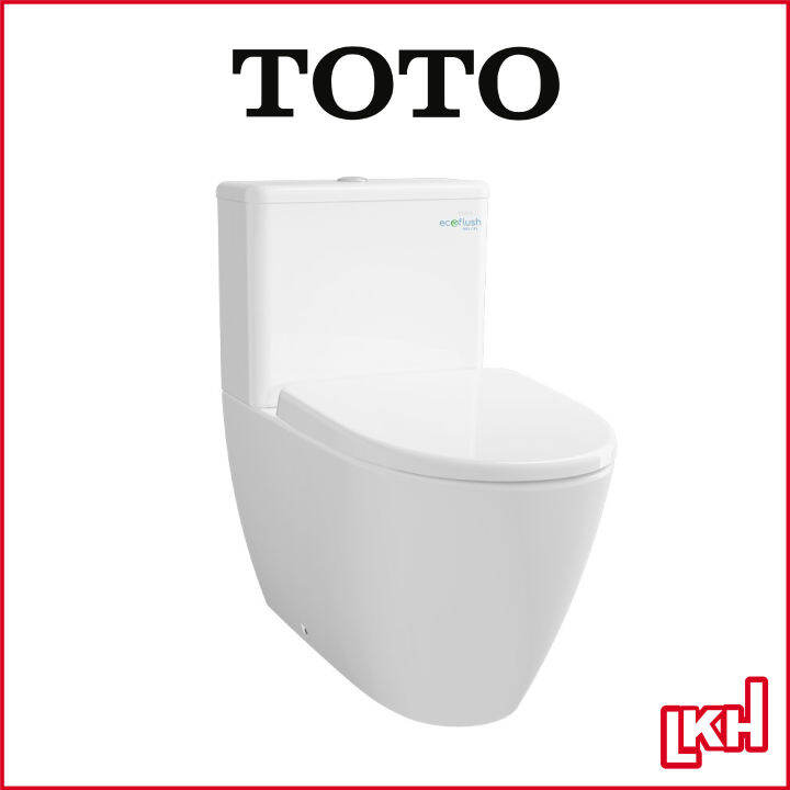 TOTO 2 Piece Design Toilet Bowl w Soft Closing Seat Cover P-Trap ...