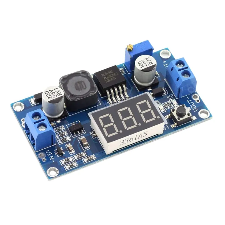 XL6009 Booster Module with Voltmeter DC-DC 3V-32V to 5V-35V 4A (Max ...