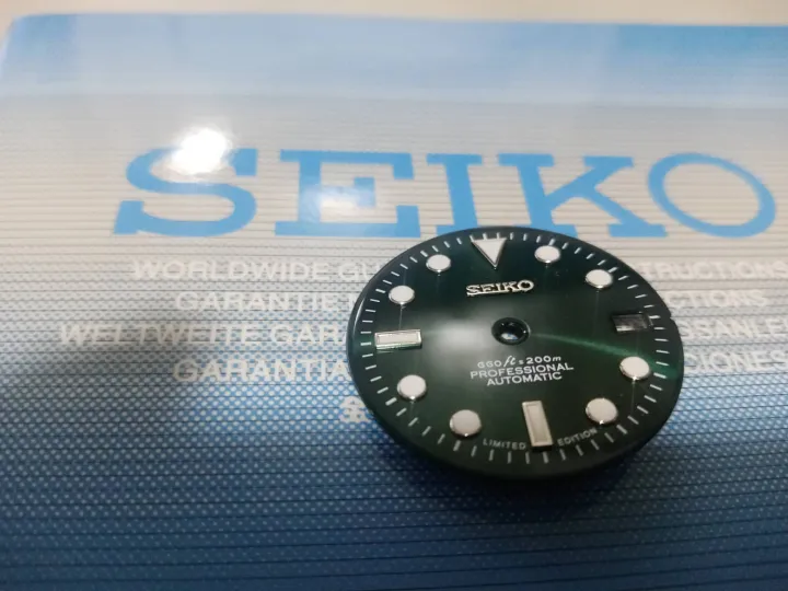 Seiko Divers SKX011 7S26-0020 660 Dial Replacement Aftermarket (green ...