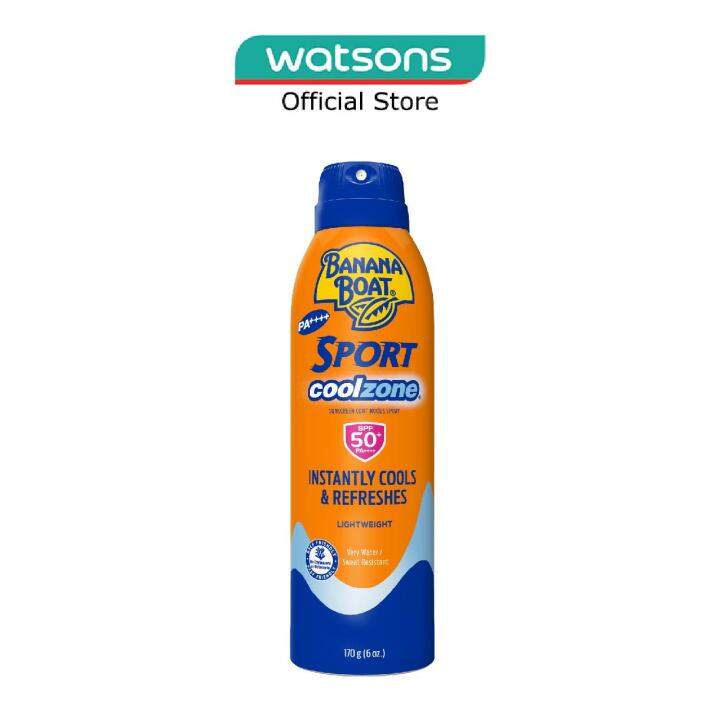 BANANA BOAT Sport Cool Zone Sunscreen Lotion Spf 50 Pa+++ 170G | Lazada Singapore