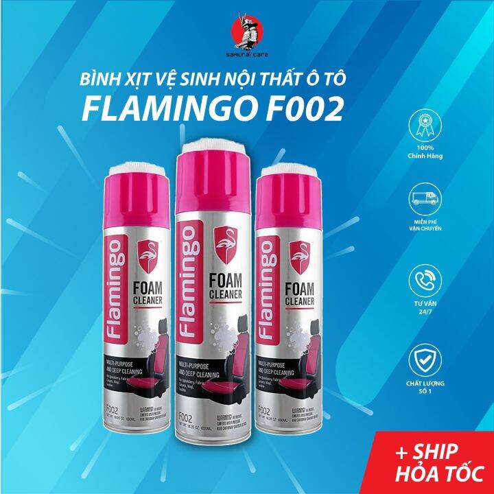 Bình Xịt Bọt Vệ Sinh Ghế Xe Ô Tô Chính Hãng Flamingo F002 | Lazada.vn