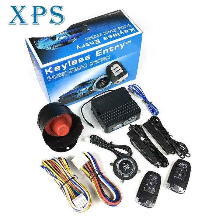 xps [Ready Stock] Q6A 12V PKE Car Alarm Button Push Start System Anti ...