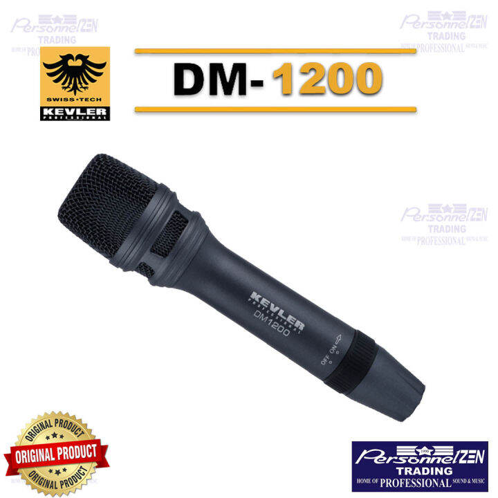 Kevler Dm1200 Super Cardioid Microphone DM 1200 DM-1200 2023 (ORIGINAL) | Lazada PH