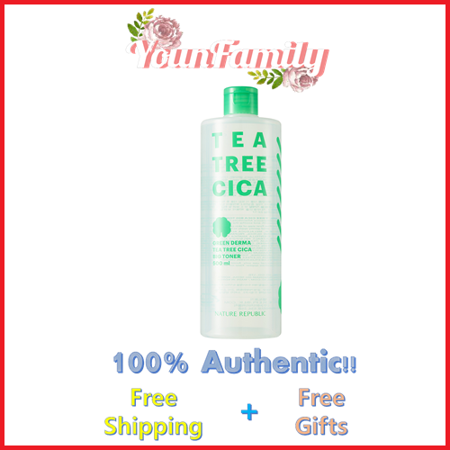 [Nature Republic] Green Derma Tea Tree Cica Big Toner 500ml | Lazada PH