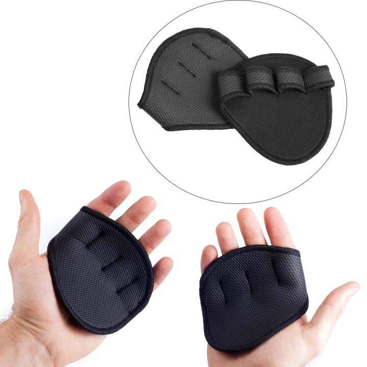Loviver Workout Gloves for Pull Ups Hand Palm Protector Gym Exercise ...