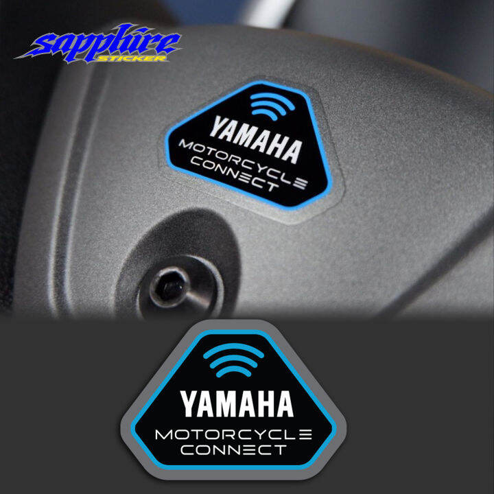 Sticker Yamaha Motorcycle Connect Stiker Yamaha Nmax dan Aerox | Lazada ...