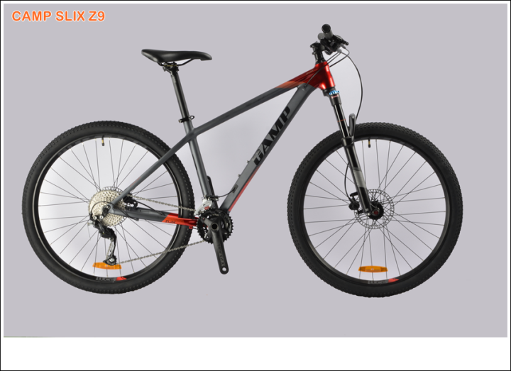 จักรยานเสือภูเขา CAMP SLIX Z9 เฟรมอลู เกียร์ SHIMANO ALTUS 2*9SP. วงล้อ ...