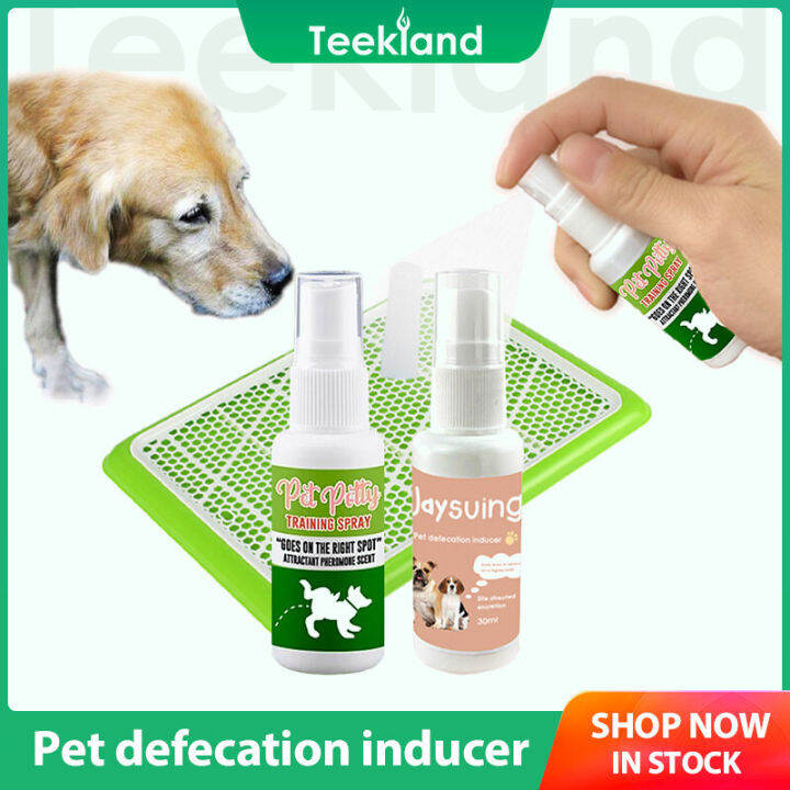 Teekland 30ml New Dog Defecation Inducer Pet Toilet Training Spray ...