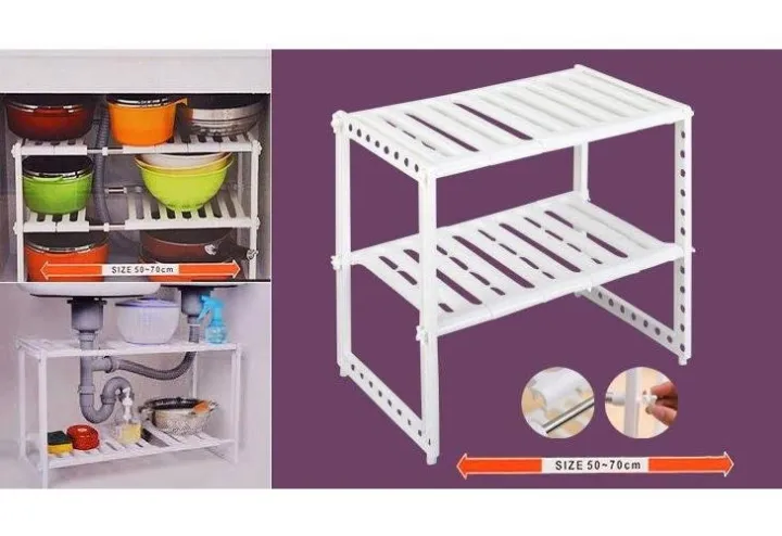 JAYSHOP606 Pool Space Arrangements Frame Adjustable kitchen Rack ...
