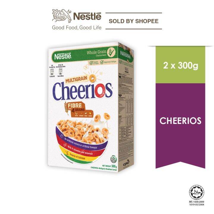Nestle Cheerios Cereal Large Box (300g x 2 Boxes) | Lazada PH