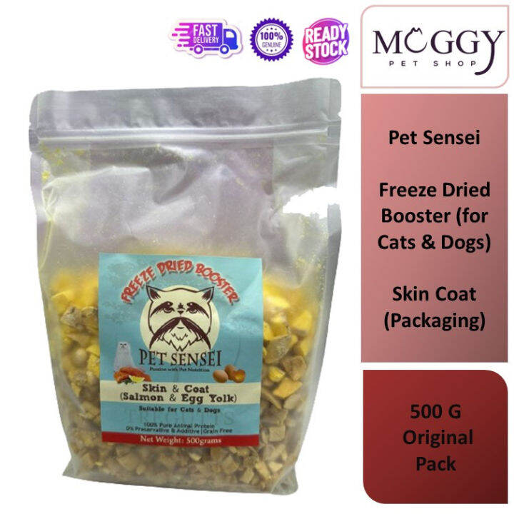 Pet Sensei Freeze Dried Booster Skin & Coat ( Salmon & Egg Yolk ) 500G ...
