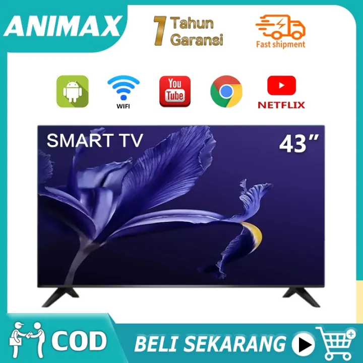 PROMO AWAL TAHUN 2023 ANIMAX Smart TV 32/40/43 inch Android 9.0 LED TV Ready Televisi | Lazada ...