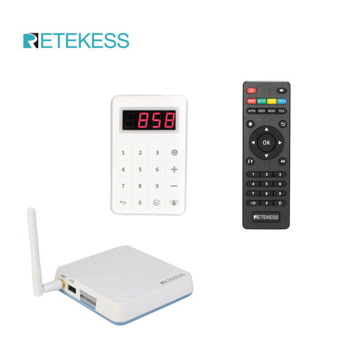 Retekess TD015 Number Calling System Connect TV Screen Display ...