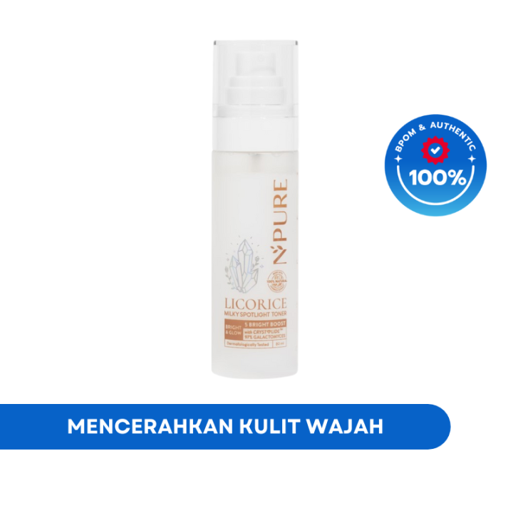 NPURE Licorice Milky Spotlight Toner | Lazada Indonesia