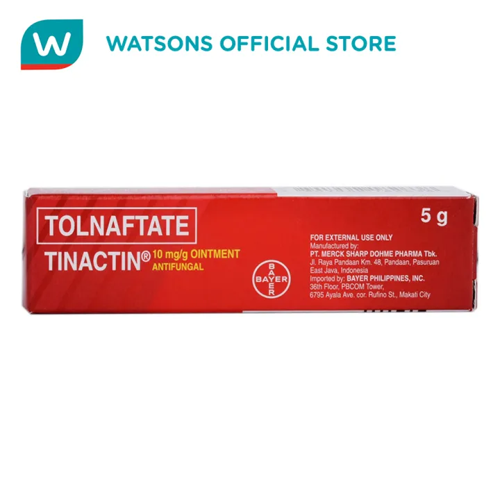TINACTIN Tolnaftate Ointment 10mg/g 5g | Lazada PH