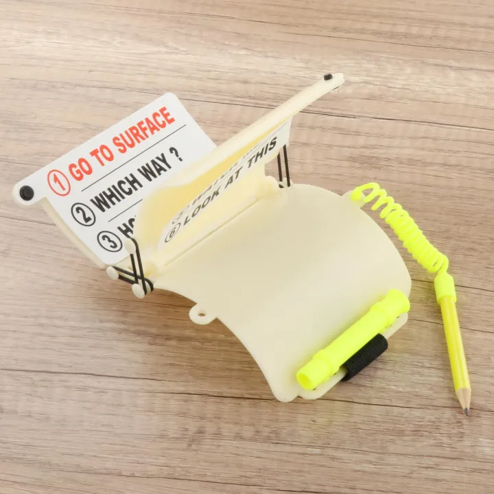 ZYSUN Underwater Writing Slate Communication Devices Scuba Diving Write ...