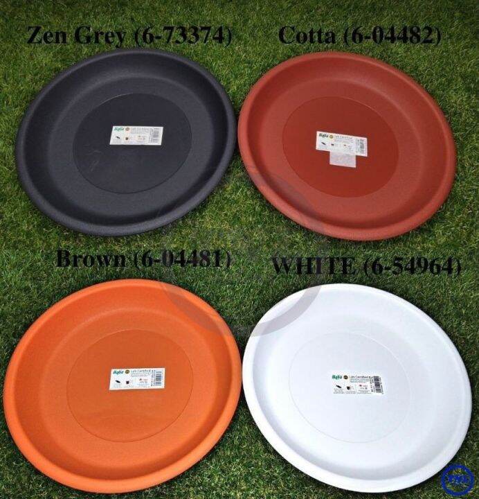 BABA EI-922 29CM DIAMETER ROUND PLASTIC FLOWER POT SAUCER LAPIK ...