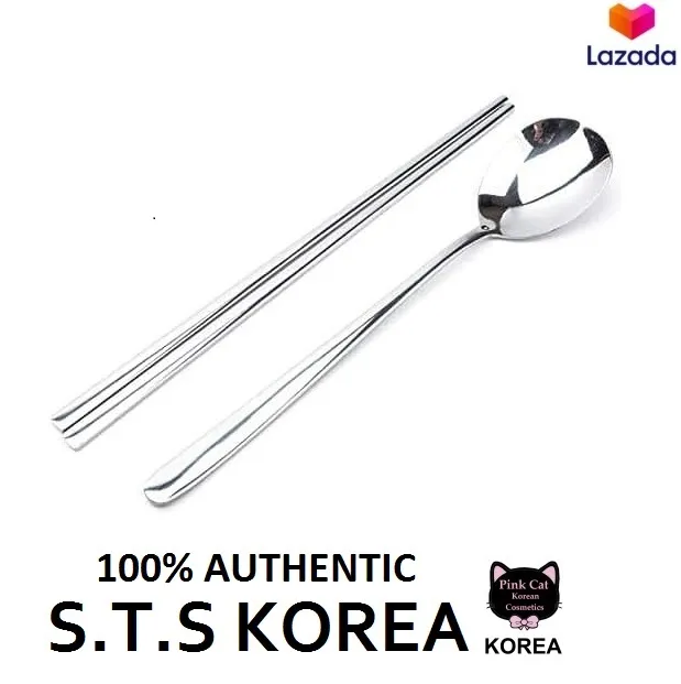 STS KOREA Spoon and Chopsticks Set (CURVE) | Lazada PH