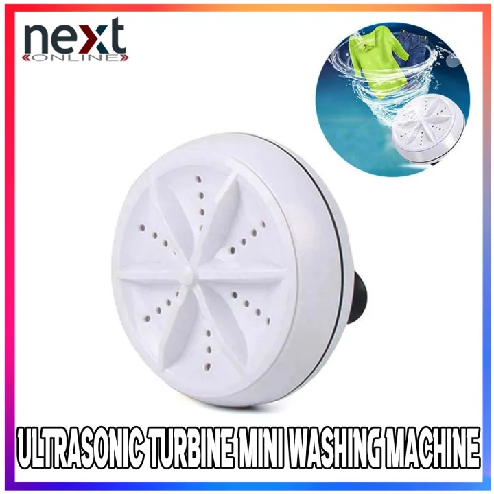 Ultrasonic Turbine Wash USB Mini Washing Machine Portable Rotating ...