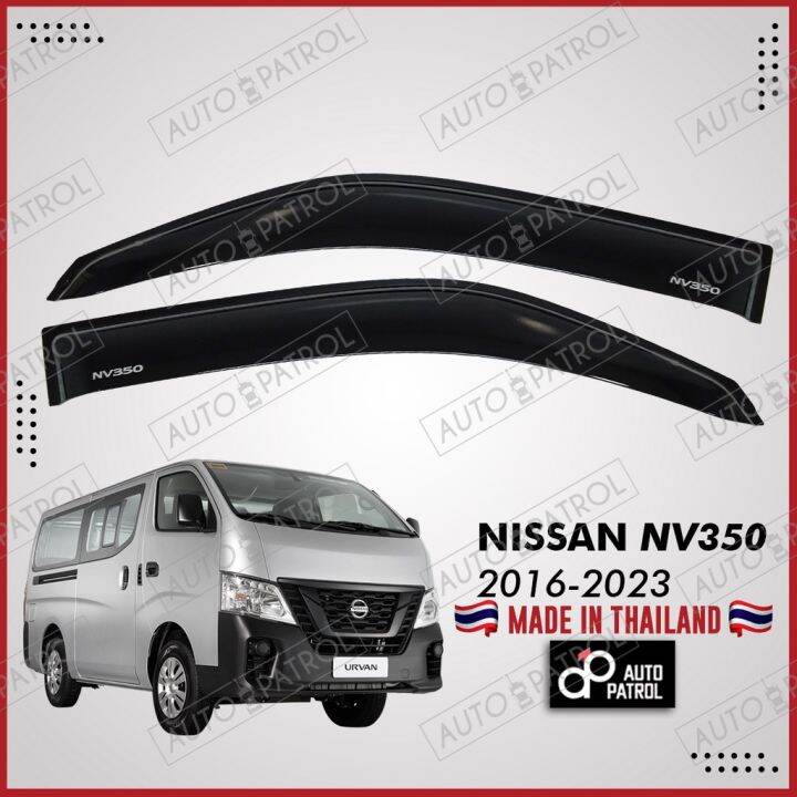【Hot】 Nissan NV350 2016-2023 Black Type Rain Guard Window Visor (Made ...