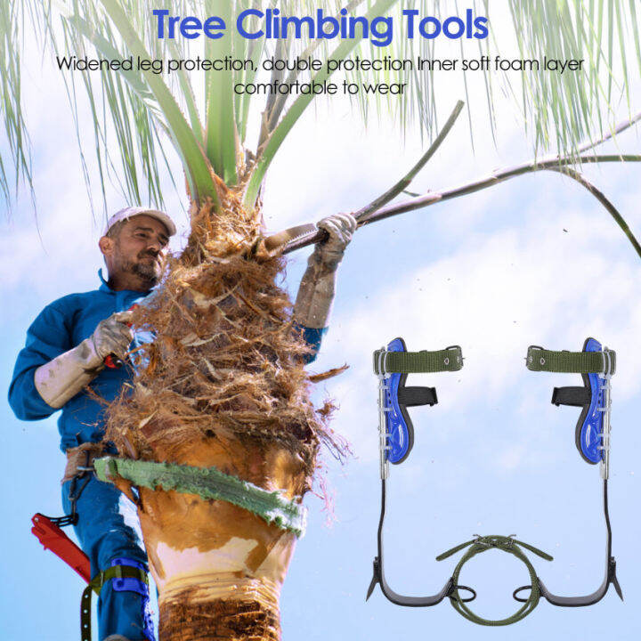 Tree Climbing Tree Spikes Artefact, Tree Climber Set with 2 Gears and 5 ...