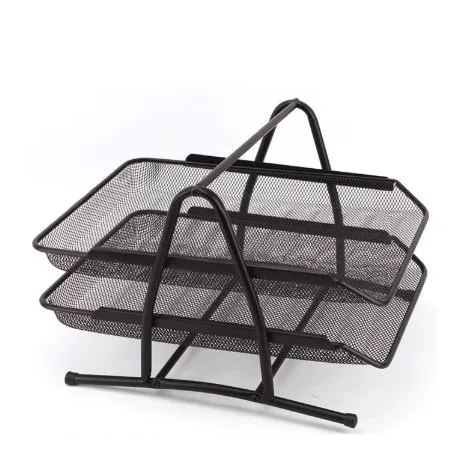2 Layer mesh metal desk tray | Lazada PH