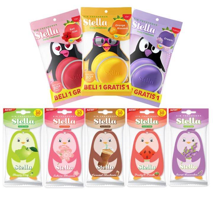 STELLA Pengharum Mobil Fun & Fresh | Daily Freshness | Car Parfume ...