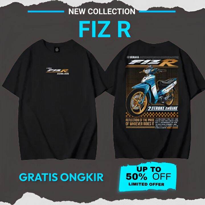 Kaos Fiz R 2Stroke 2 Tak Yamaha Motor Racing Gank 2 Tak Herex | Lazada ...