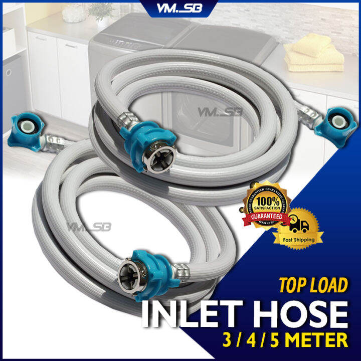 Washing Machine Inlet Hose Washer Pipe Connector 2M/3M/5M 洗衣机-进水管 | Lazada