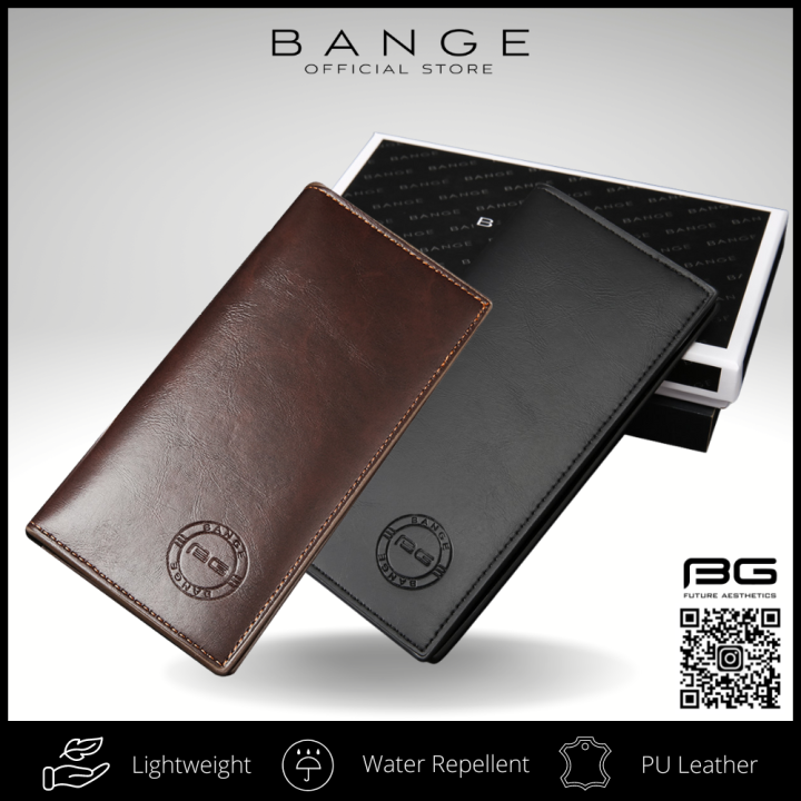 577-1 BANGE Mens Wallet PU Leather slim minimalist Business Wallet Multi-Card Wallet For Men ...