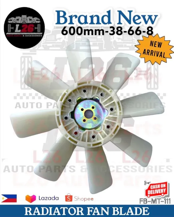 Radiator Fan Blade for Mitsubishi 6D14 , 6D15 600mmx38x66x8 | Lazada PH