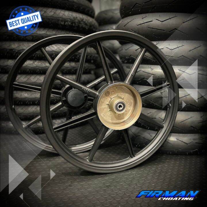 Velk velg v rossi zigen swan hitam doff F1zr jupiter mx old jupiter Z ...