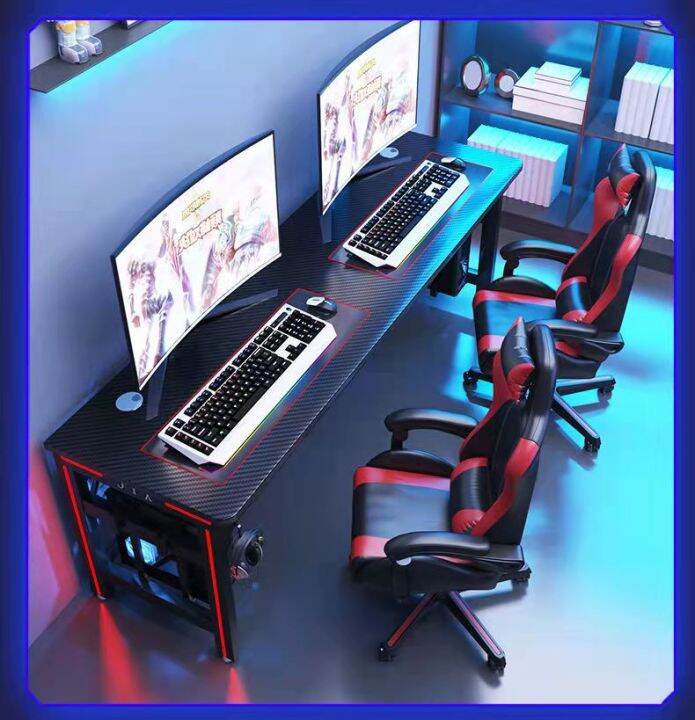 Computer Table for Two People Super Long 1.6 Meter Wide Gaming Table ...