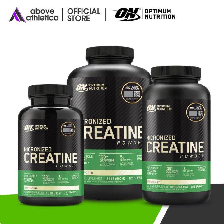 Optimum Nutrition Micronized Creatine Monohydrate Powder 150G 30 ...