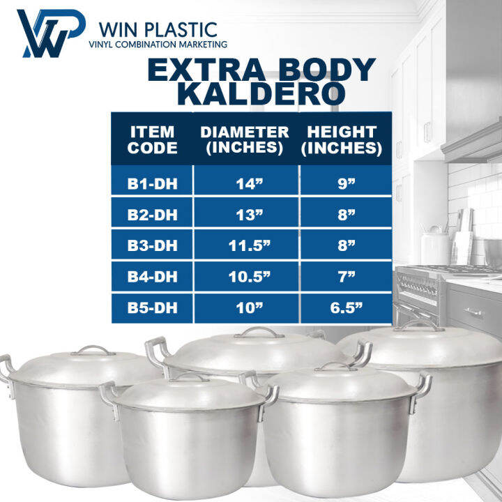 Kaldero Caldero Aluminum Pot High Quality Win Plastic Extra Body B1-DH ...