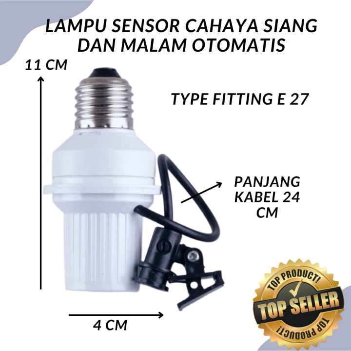 Fiting LAMPU OTOMATIS E27 fitting Lampu Otomatis Cahaya Siang Dan Malam ... Fiting LAMPU OTOMATIS E27 fitting Lampu Otomatis Cahaya Siang Dan Malam ...