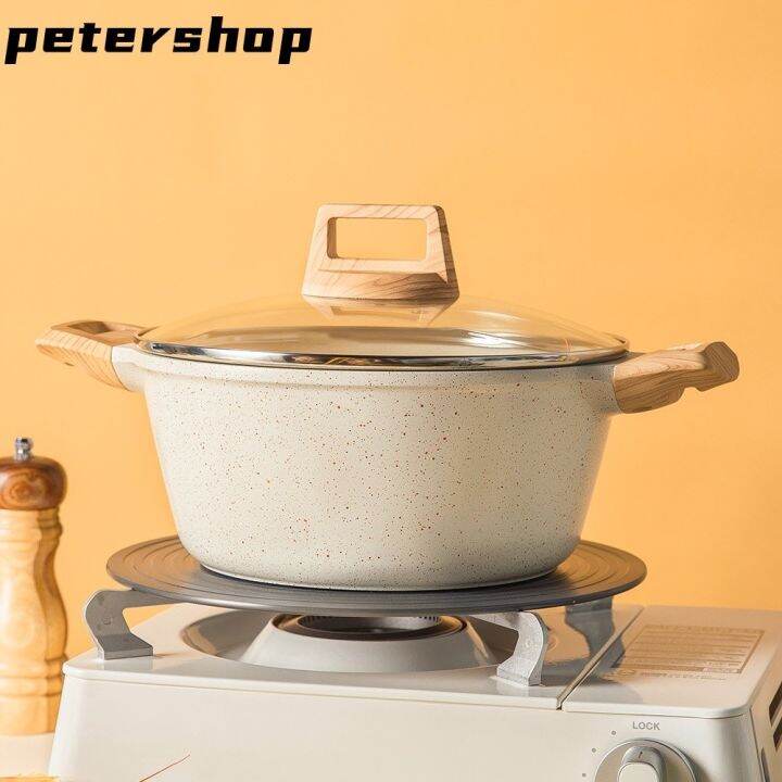 New 2023 24CM Non Stick Stock Pot Soup Pot Maifan Stone Stew Pot ...