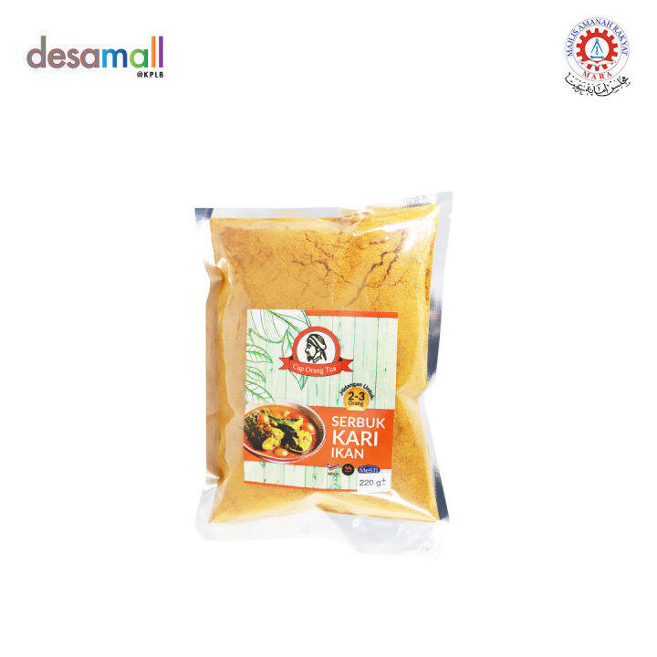 CAP ORANG TUA Serbuk Kari Ikan (220g) | Lazada