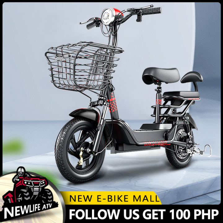 New Life Three-seater parent-child electric scooter ,400W high ...
