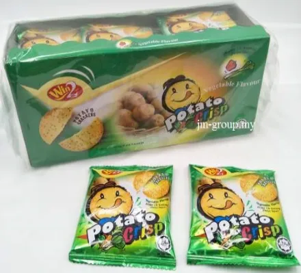 Win2 Potato Crisp Crackers Snacks Vegetable Flavour - 30Packs | Lazada