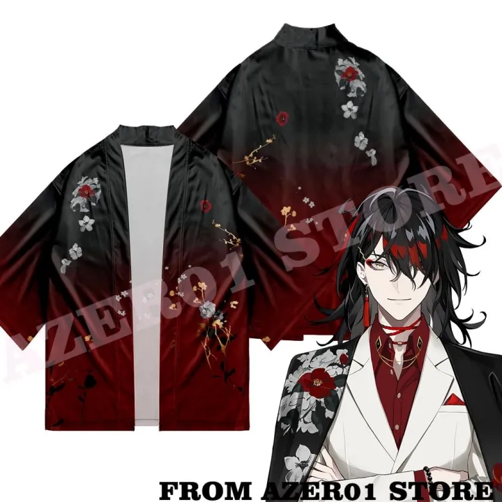 HOLOLIVE VTuber Vox Akuma MerchSummer Women/MenQuarter Sleeve ...