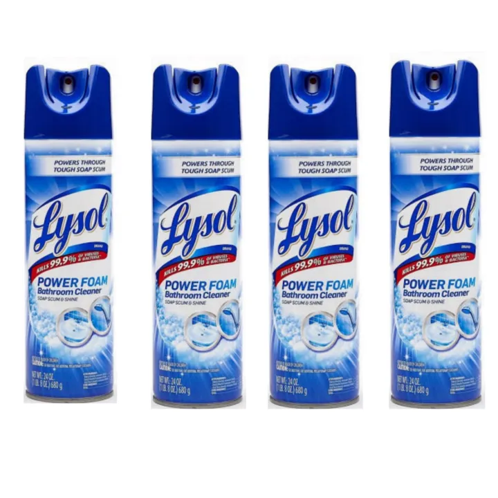 Lysol Bathroom Cleaner Spray Island Breeze 24oz Set Of 4 Lazada Ph