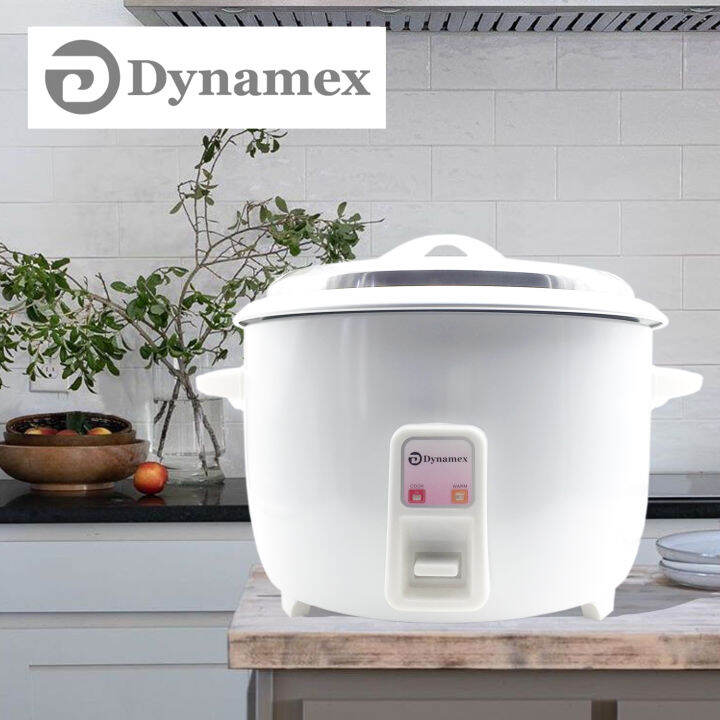 Dynamex 5.6L 30 cups Rice Cooker Large White Big Commercial Rice Cooker ...